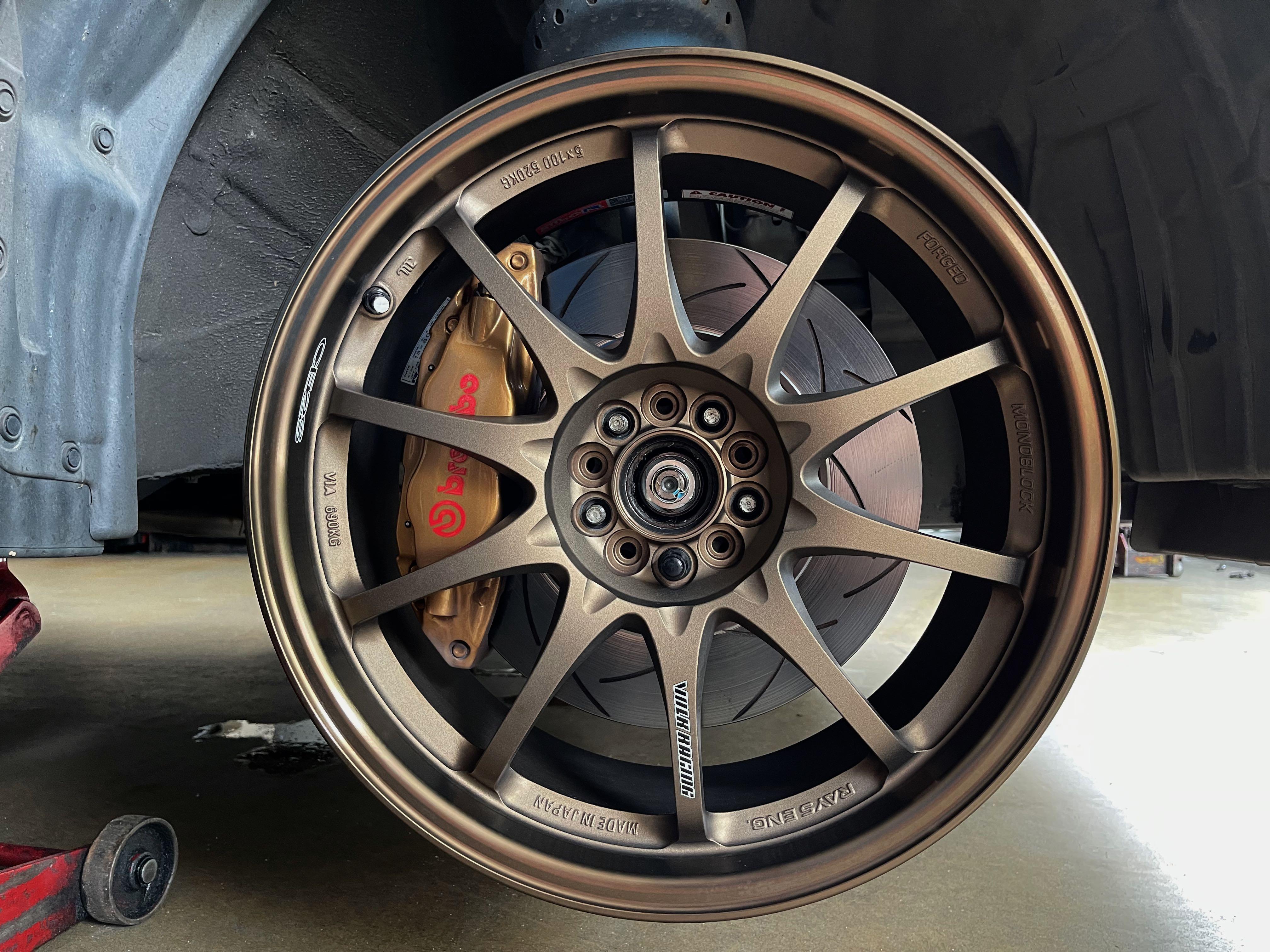 Volks Racing CE28 Original 18” 5x100, Car Accessories, Tyres & Rims on Carousell