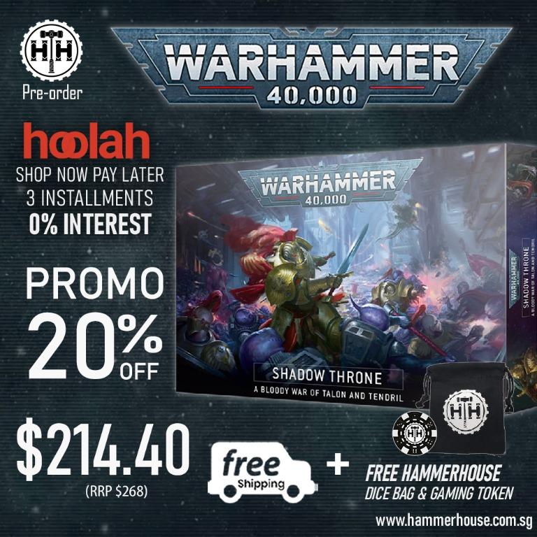 WARHAMMER 40K: SHADOW THRONE BOX SET, Hobbies & Toys, Toys & Games on ...