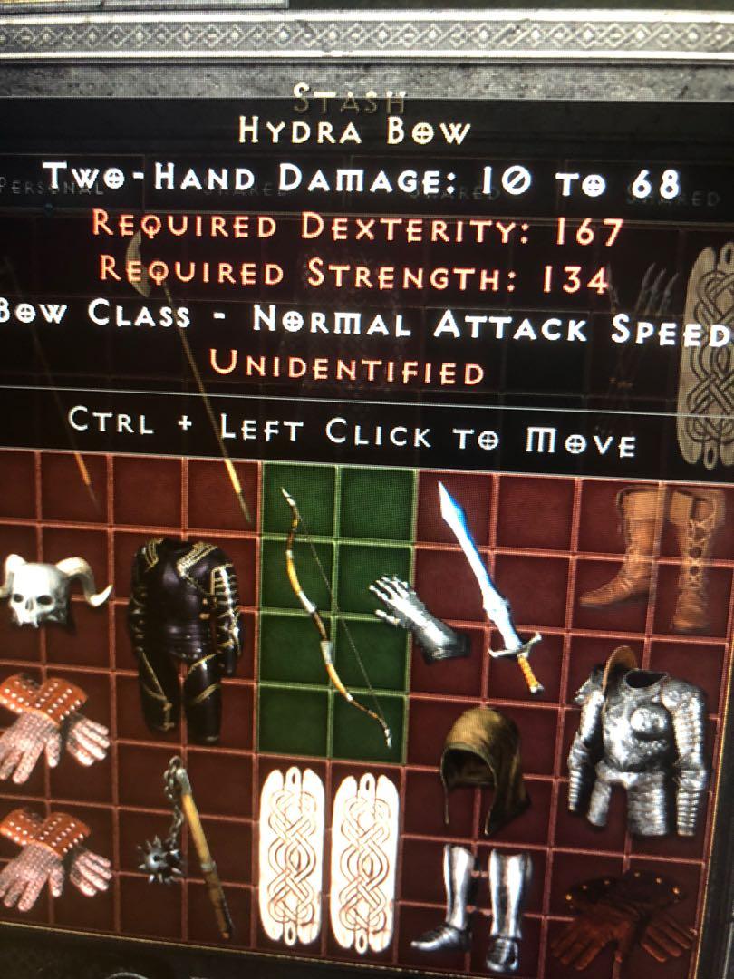 Windforce hydra bow unid d2r Diablo 2 resurrected, Video Gaming, Video ...