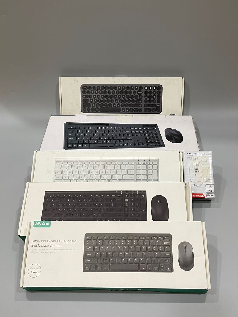 Wireless And Bluetooth Keyboard And Mouse Computers And Tech Parts And Accessories Computer