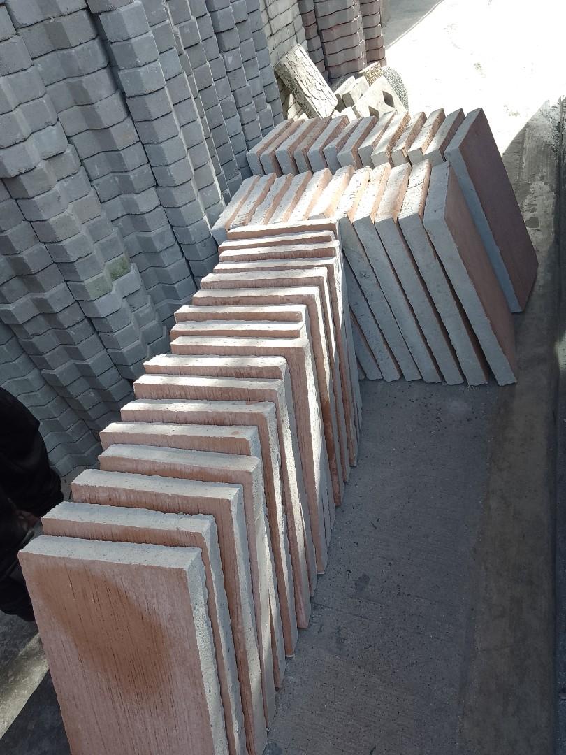 Wooden style brown stepping stones 12x24 inches, Furniture & Home ...