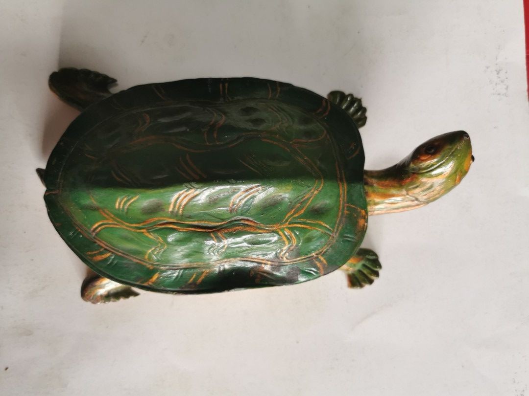 Wooden Turtle/ Tortoise model decor display auspicious, Hobbies & Toys ...