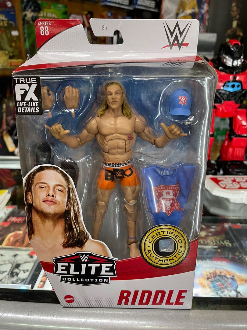 WWE Mattel Elite Matt Riddle, Hobbies & Toys, Toys & Games on Carousell