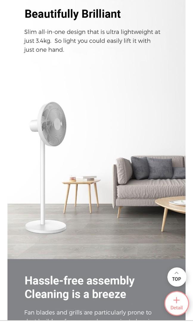 Xiaomi Smart Standing Fan 1c, Furniture & Home Living, Lighting & Fans ...