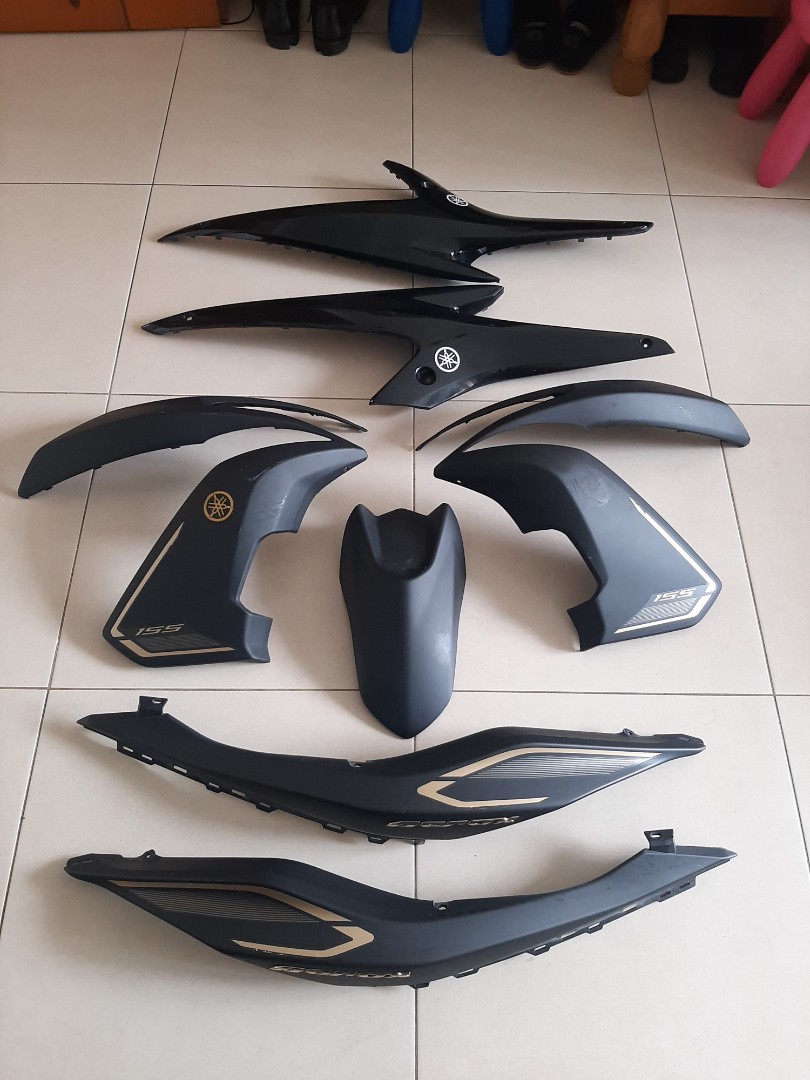 Yamaha Aerox original coverset V1 model, Motorcycles, Motorcycle ...