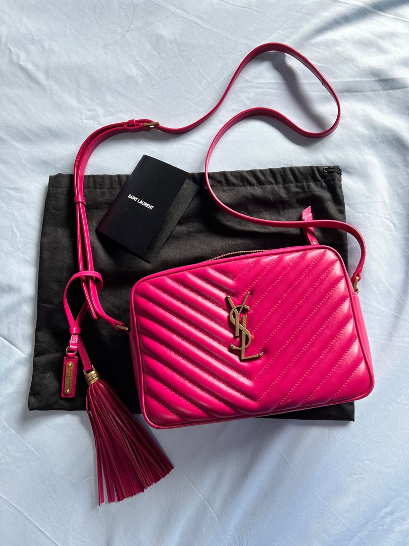YSL LOU CAMERA BAG IN QUILTED LEATHER, Women's Fashion, Bags & Wallets ...
