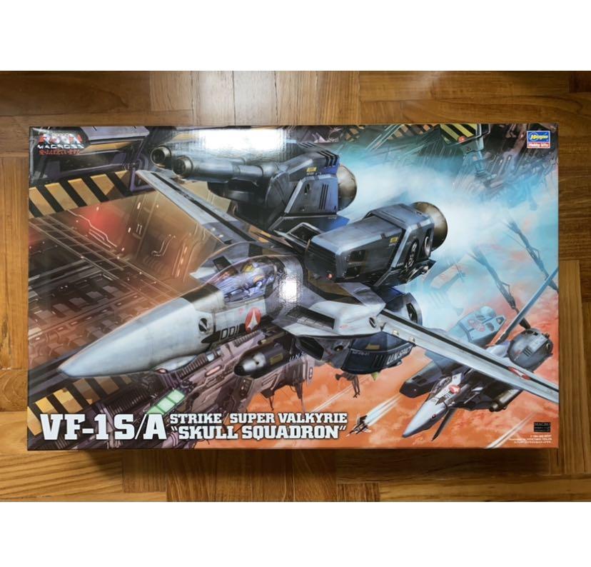 1/48 VF-1S/A Strike Super Valkyrie Skull Squadron Macross Model Kit ...