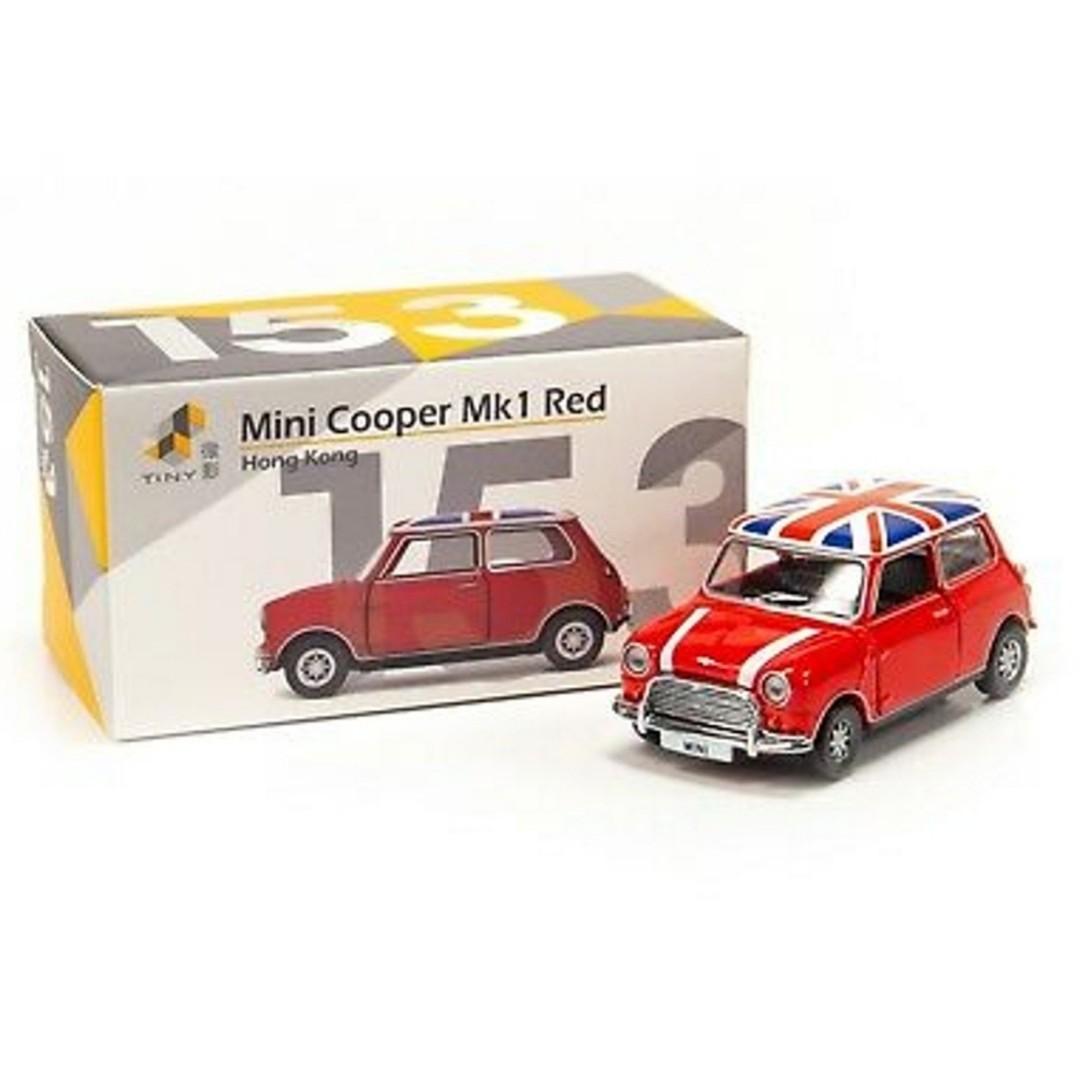 1/64 Mini Cooper Mk1 Red with Union Jack roof, Hobbies & Toys, Toys ...