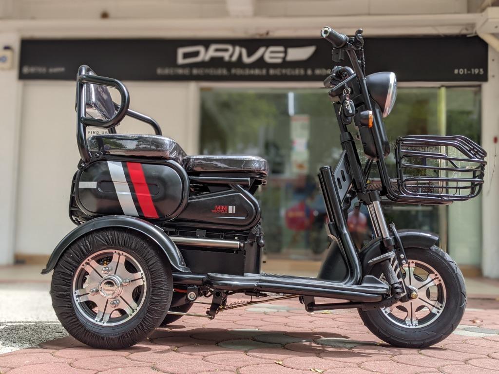 48v 20Ah PMA Drive Max Electric Wheelchair 3 Wheeled three wheel ...