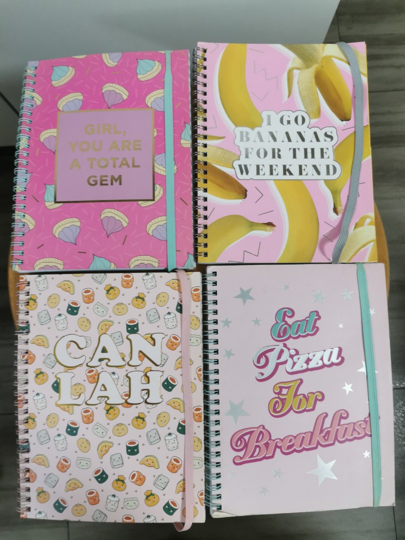 4 Typo notebooks, Hobbies & Toys, Stationery & Craft, Stationery ...