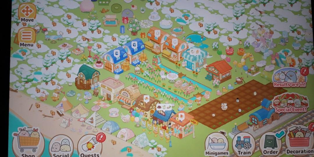 角落生物 農場遊戲 帳號 Sumikko Farm, 興趣及遊戲, 玩具 & 遊戲類 - Carousell