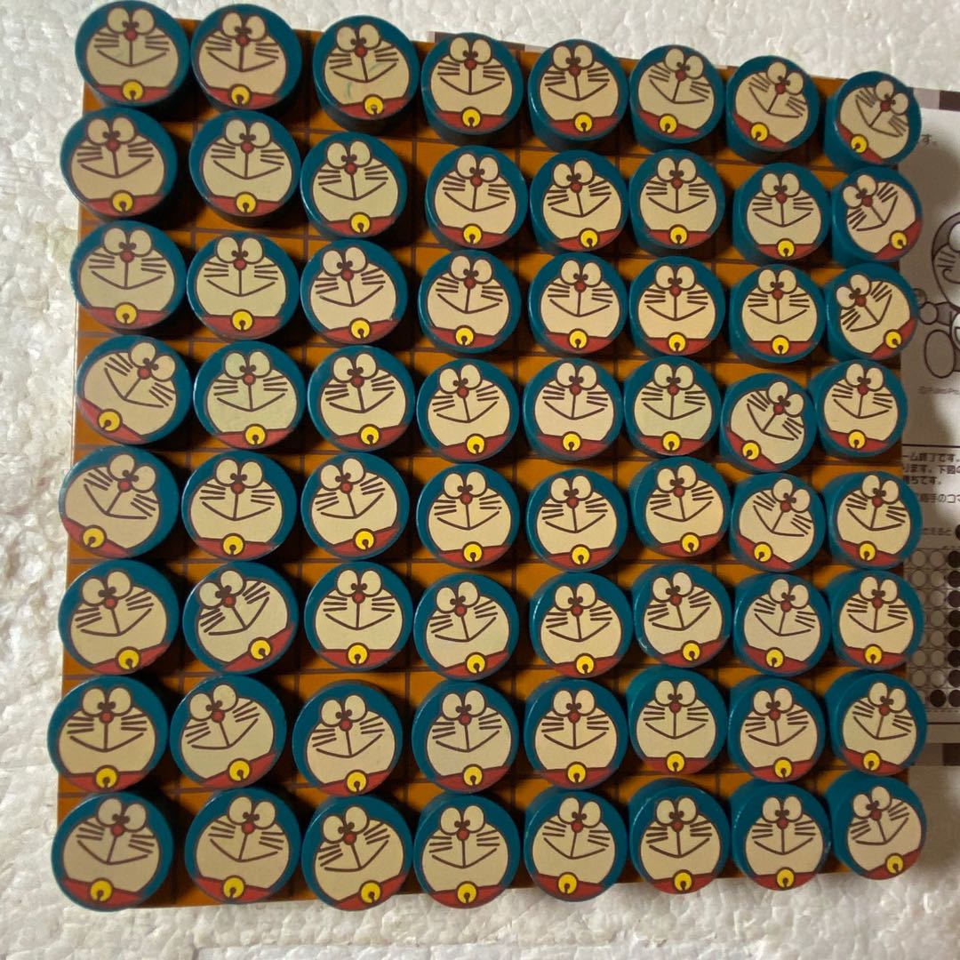 叮噹 多啦A夢 模型 doraemon wooden series runa gomoku & reverse game 木製黑白棋蘋果棋 ...