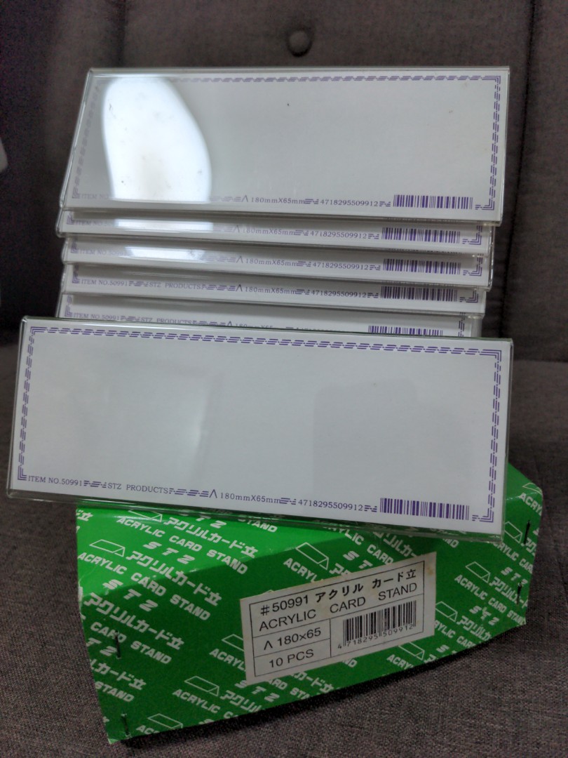 Acrylic Card Stand, Hobbies & Toys, Stationery & Craft, Other ...