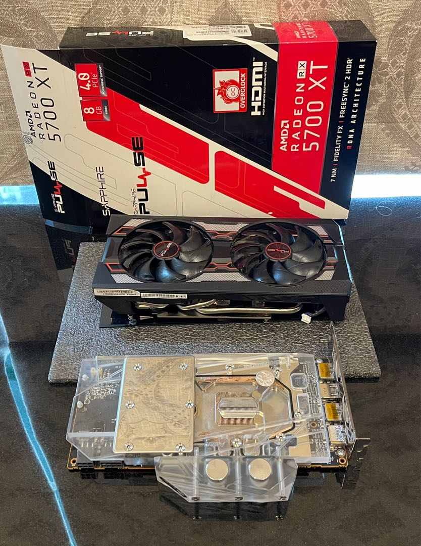 Amd 5700xt pulse w/ waterblock, Computers & Tech, Parts & Accessories ...