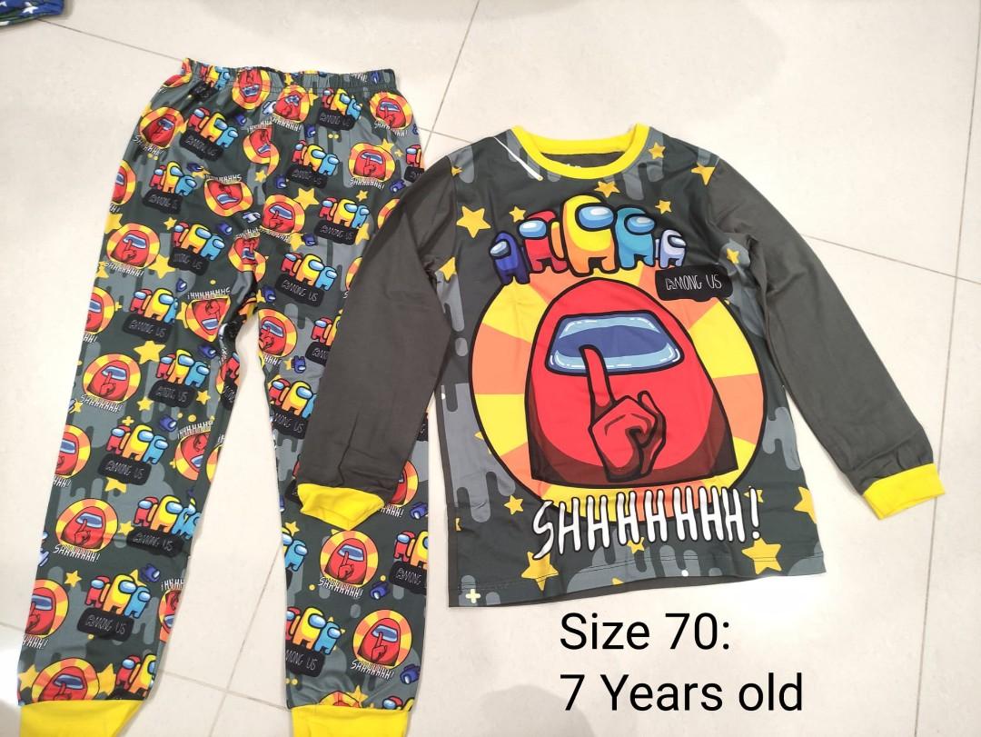 Among Us Long Sleeve Children Pyjamas, Babies & Kids, Babies & Kids ...