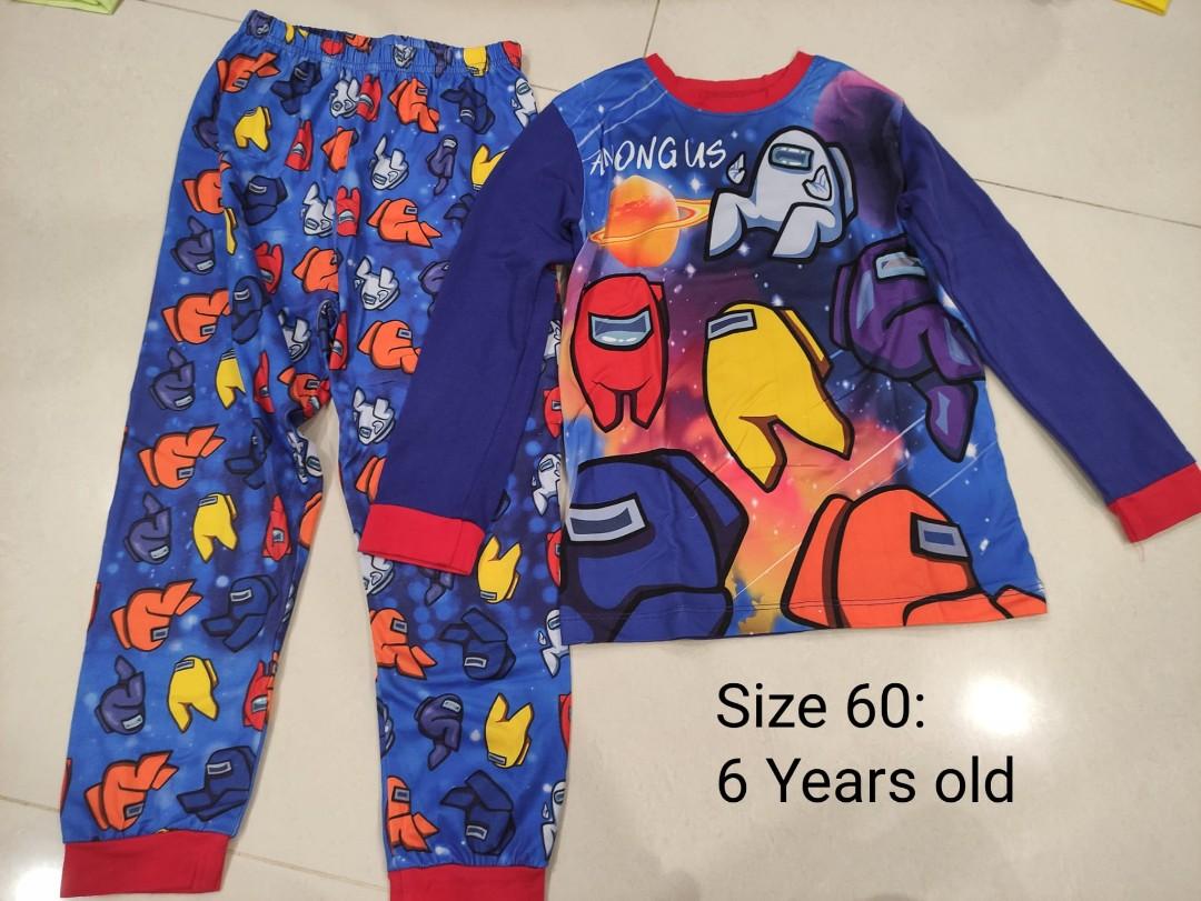 Among Us Long Sleeve Children Pyjamas, Babies & Kids, Babies & Kids ...