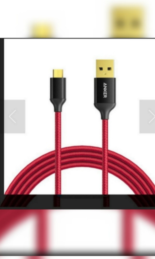Anker USB Cable original 1.8M long, Mobile Phones & Gadgets, Mobile ...