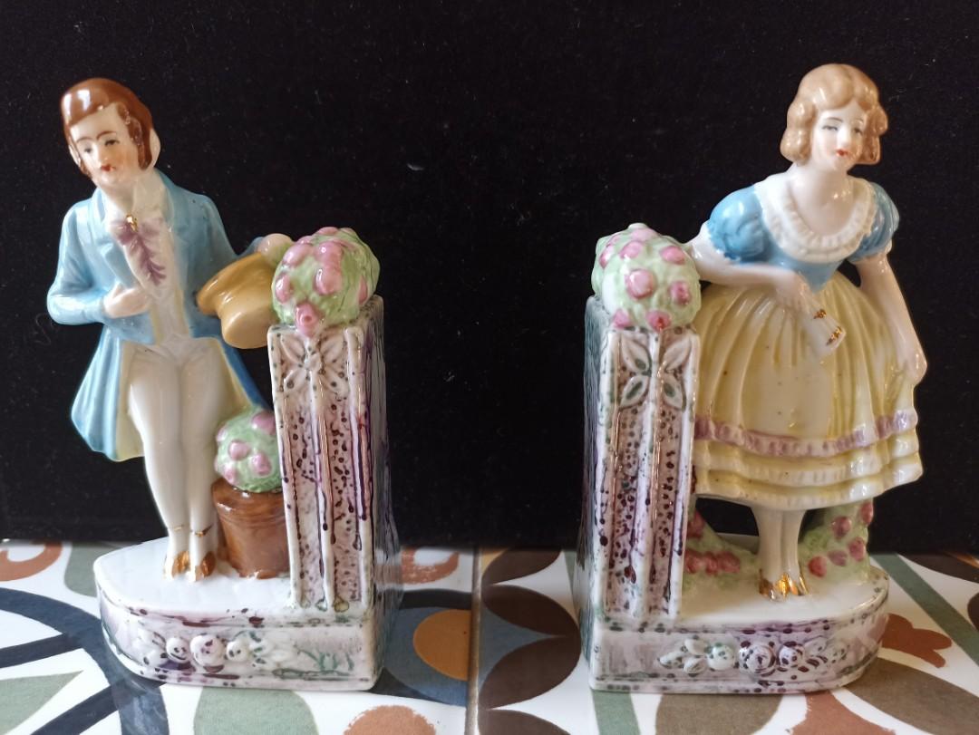 Antique Porcelain Bookends, Made In Germany, Hobbies & Toys ...