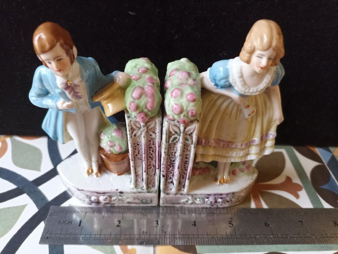 Antique Porcelain Bookends, Made In Germany, Hobbies & Toys ...