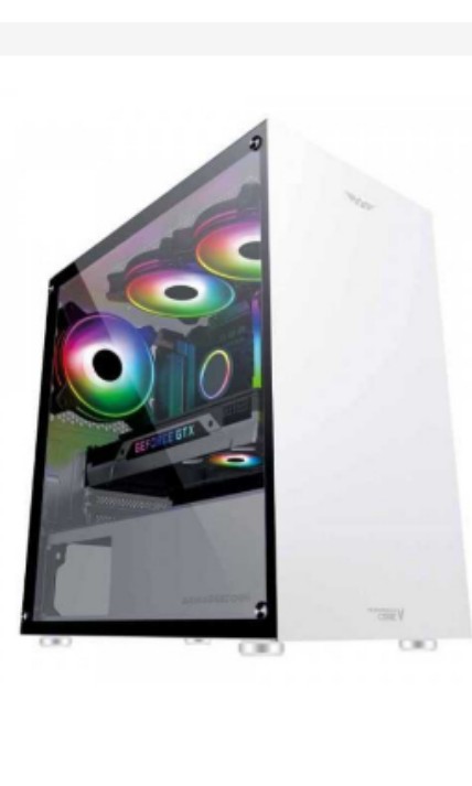 Armageddon white pc case, Computers & Tech, Desktops on Carousell