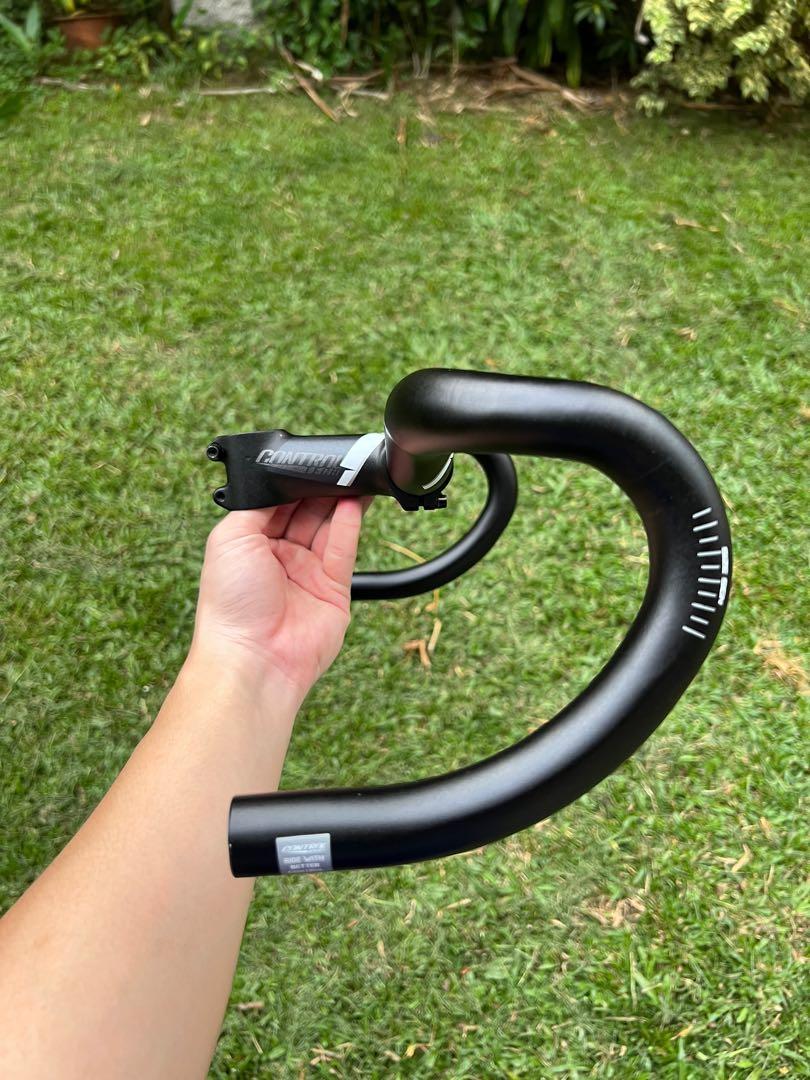 [bar+stem] 400mm ControlTech Riser Drop Bar and 90mm ControlTech stem ...