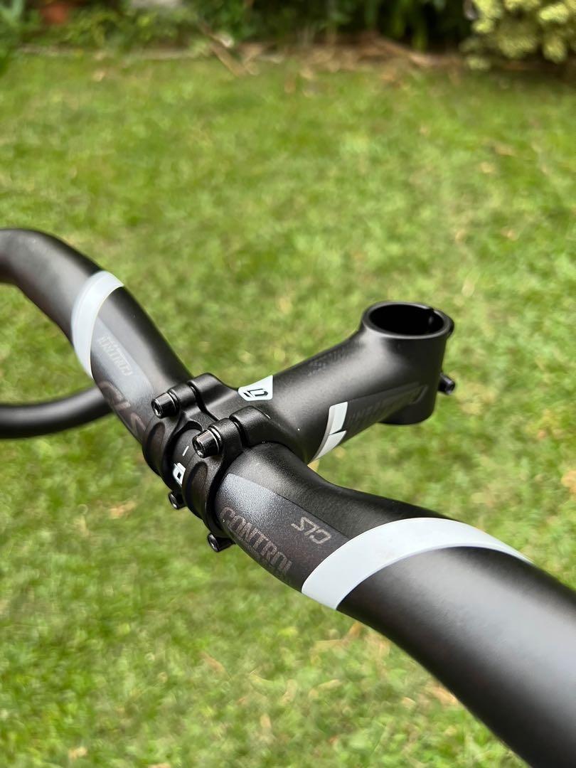 [bar+stem] 400mm ControlTech Riser Drop Bar and 90mm ControlTech stem ...