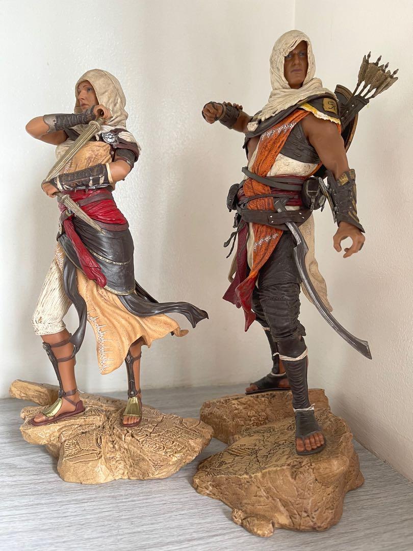Bayek and Cassandra statue bundle, Hobbies & Toys, Toys & Games on ...