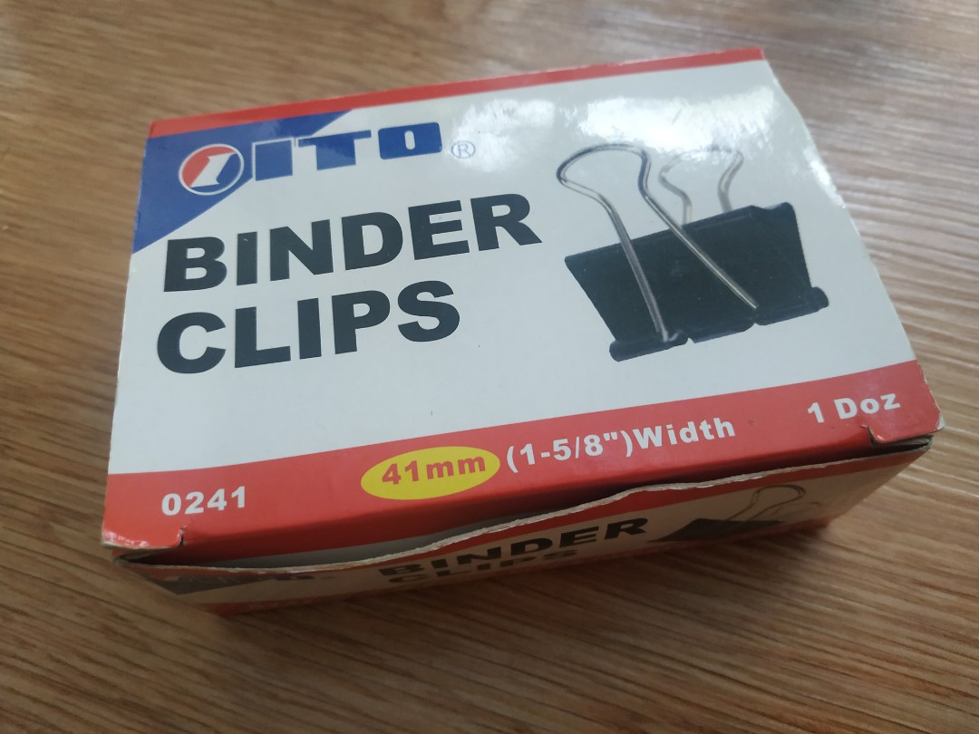 Blinder clips, Hobbies & Toys, Stationery & Craft, Stationery & School ...