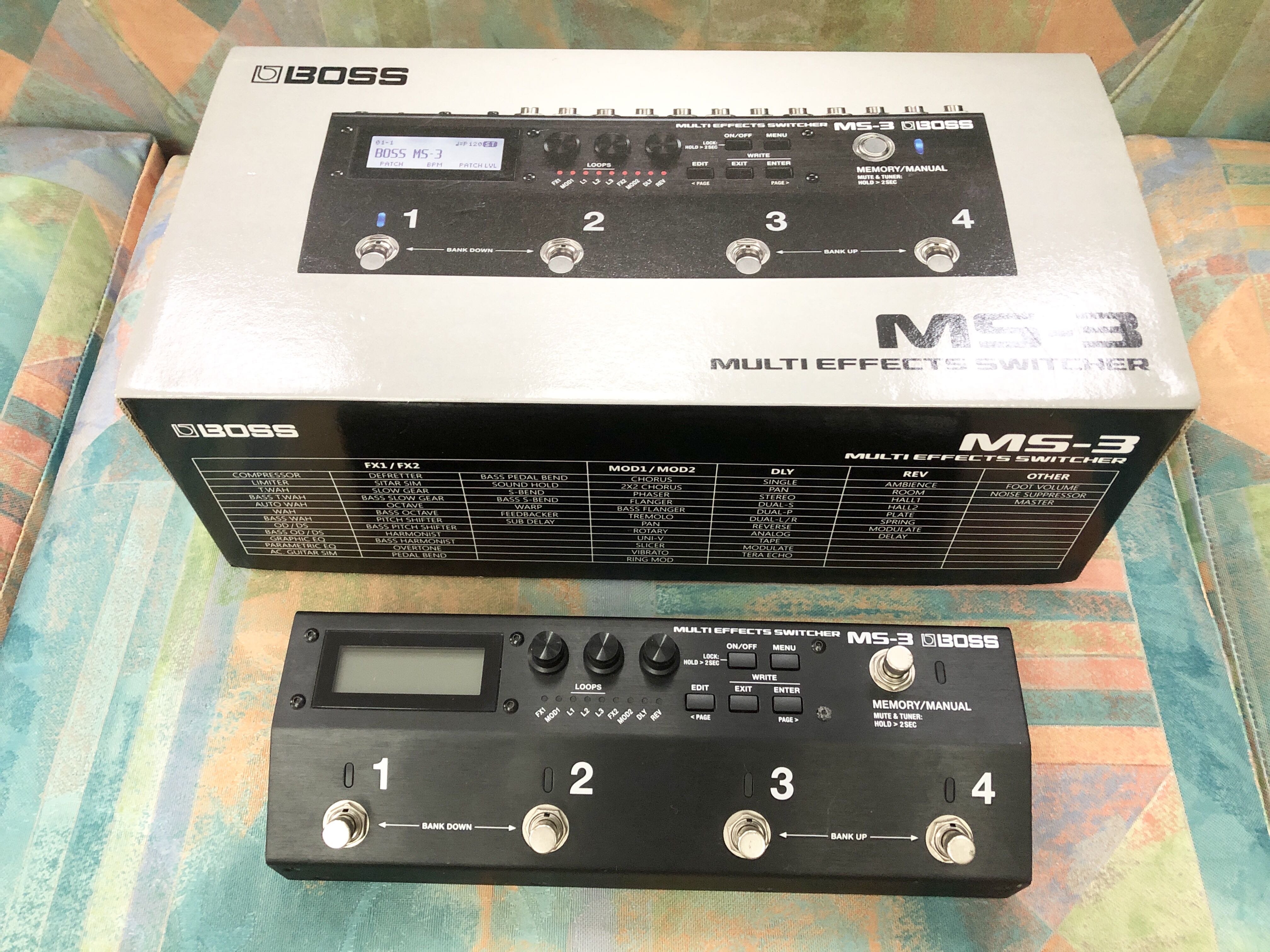 BOSS MS-3 Multi Effects Switcher, Hobbies & Toys, Music & Media, Music ...