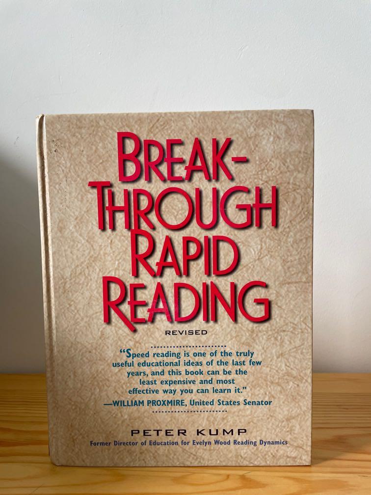 Breakthrough Rapid Reading by Peter Kump a must read for self ...
