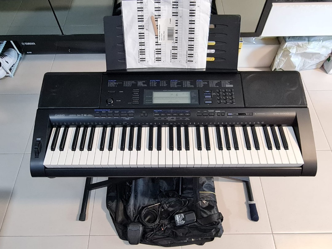 Casio CTK5000 Keyboard, Hobbies & Toys, Music & Media, Musical ...