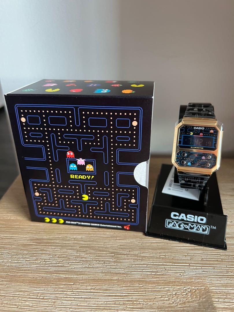 CASIO VINTAGE X PAC-MAN LIMITED EDITION DIGITAL WATCH, Men's Fashion ...