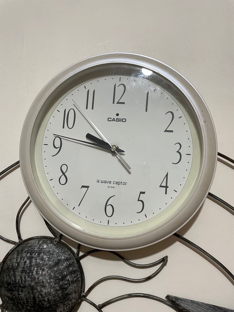 Casio Wall Clock From Japan, Furniture & Home Living, Home Decor ...