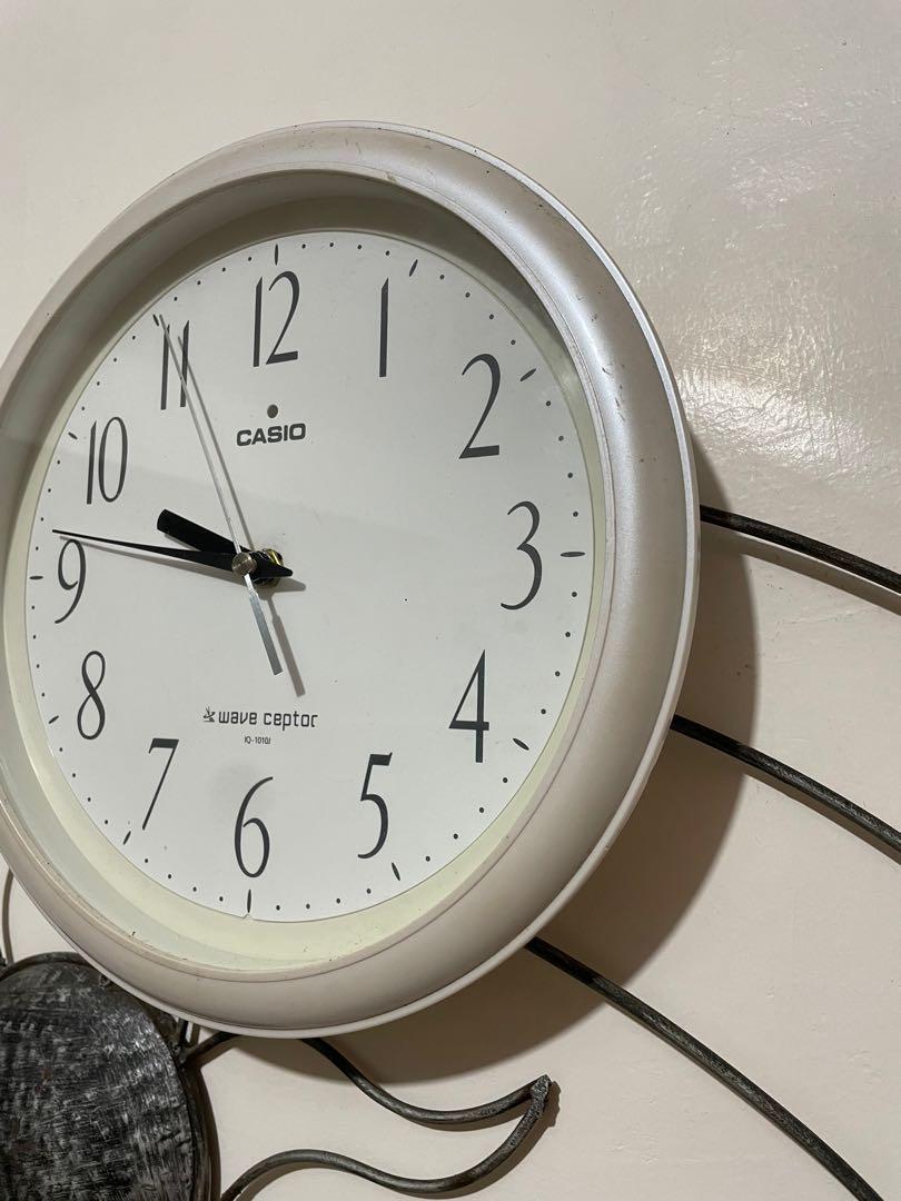 Casio Wall Clock From Japan, Furniture & Home Living, Home Decor ...