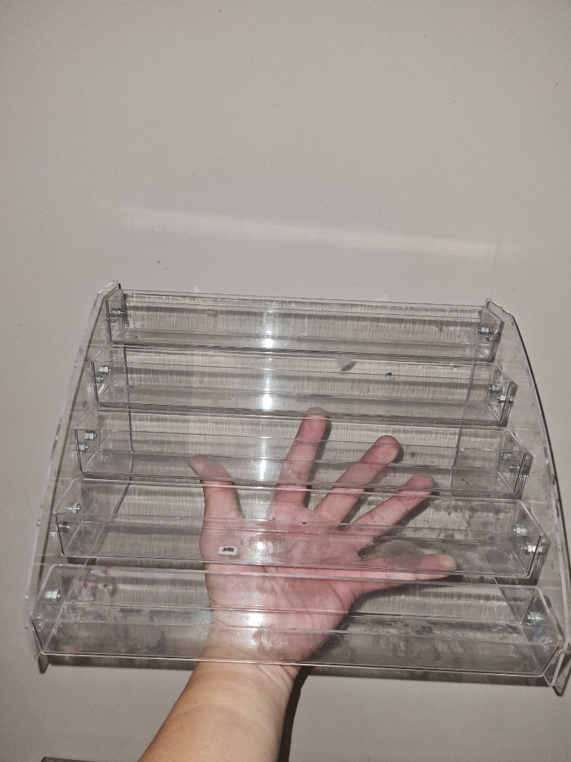 Clear Acrylic Rack 4, 5, 6, 7 Tier Display Shelf, Hobbies & Toys ...