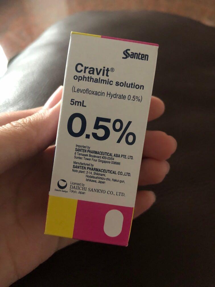 Cravit Eyedrops, Beauty & Personal Care, Vision Care on Carousell
