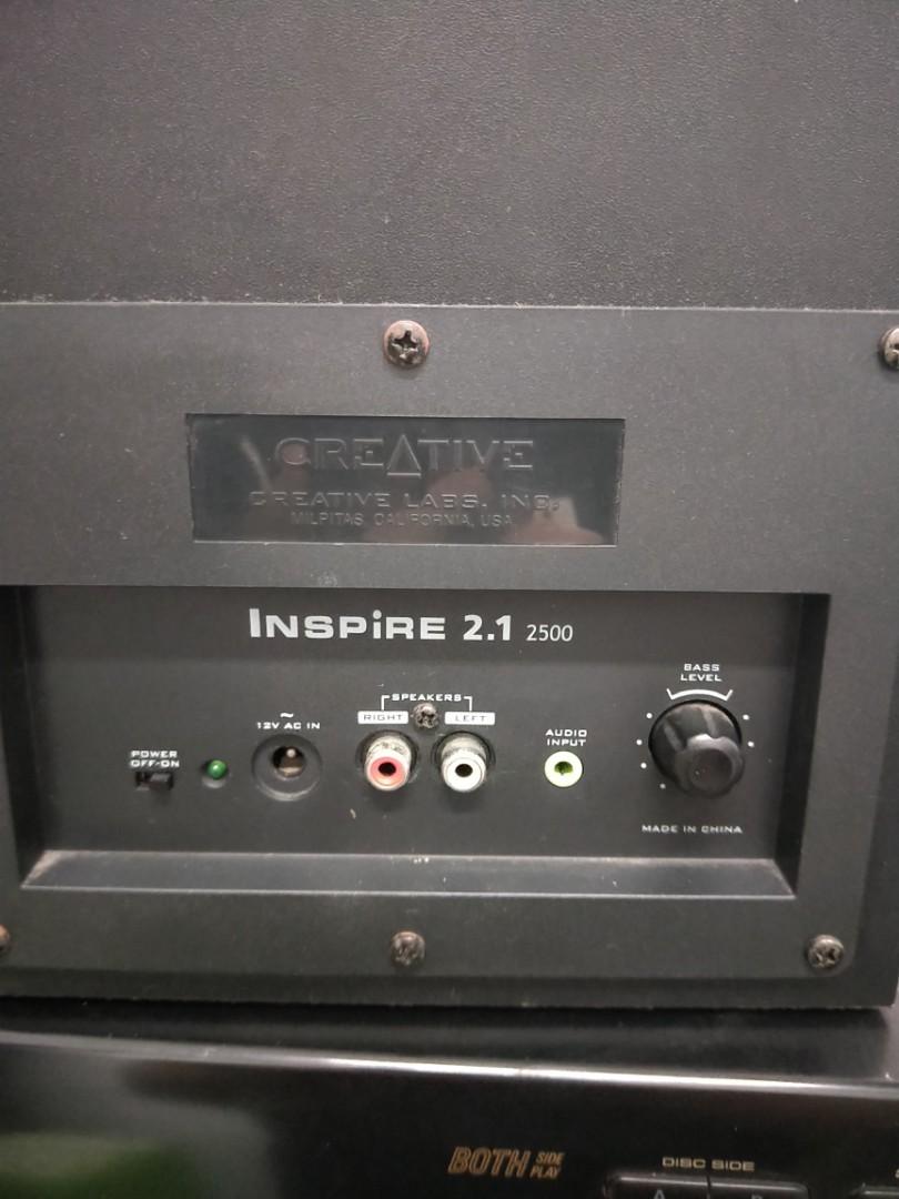 Creative Inspire 2.1 Speaker system, Audio, Soundbars, Speakers ...