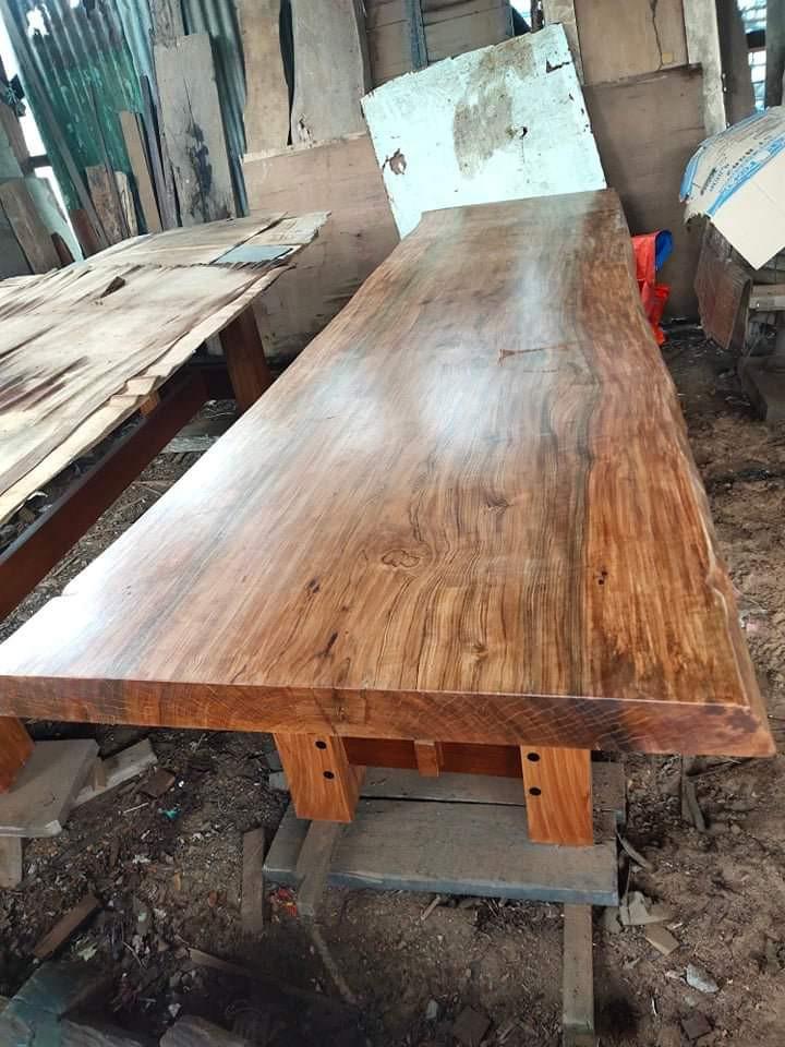 DAU WOOD DINING TABLE, Furniture & Home Living, Furniture, Tables ...
