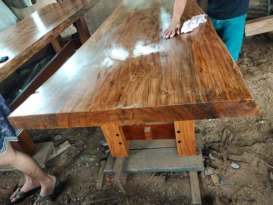 DAU WOOD DINING TABLE, Furniture & Home Living, Furniture, Tables ...