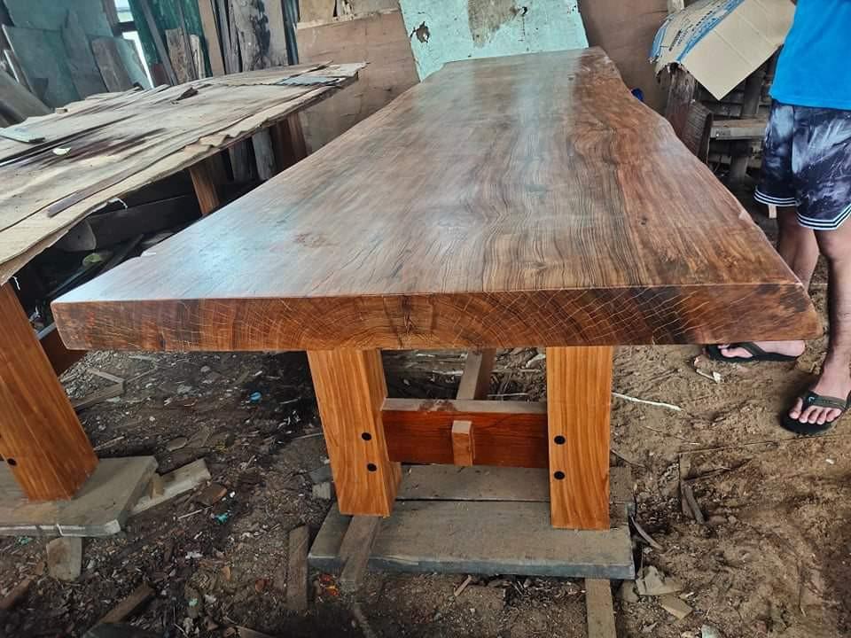 DAU WOOD DINING TABLE, Furniture & Home Living, Furniture, Tables ...