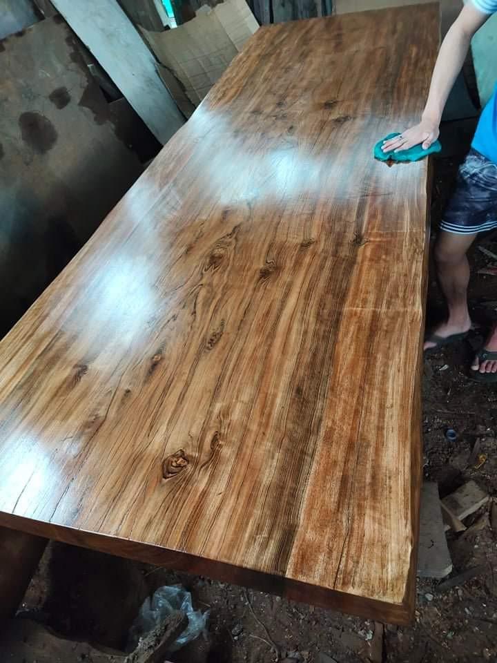 DAU WOOD DINING TABLE, Furniture & Home Living, Furniture, Tables ...