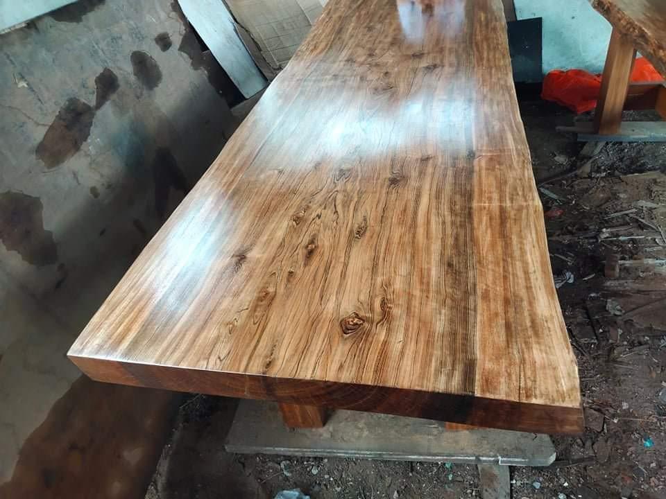 DAU WOOD DINING TABLE, Furniture & Home Living, Furniture, Tables ...