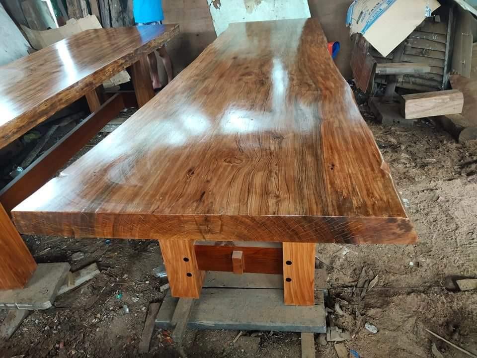 DAU WOOD DINING TABLE, Furniture & Home Living, Furniture, Tables ...