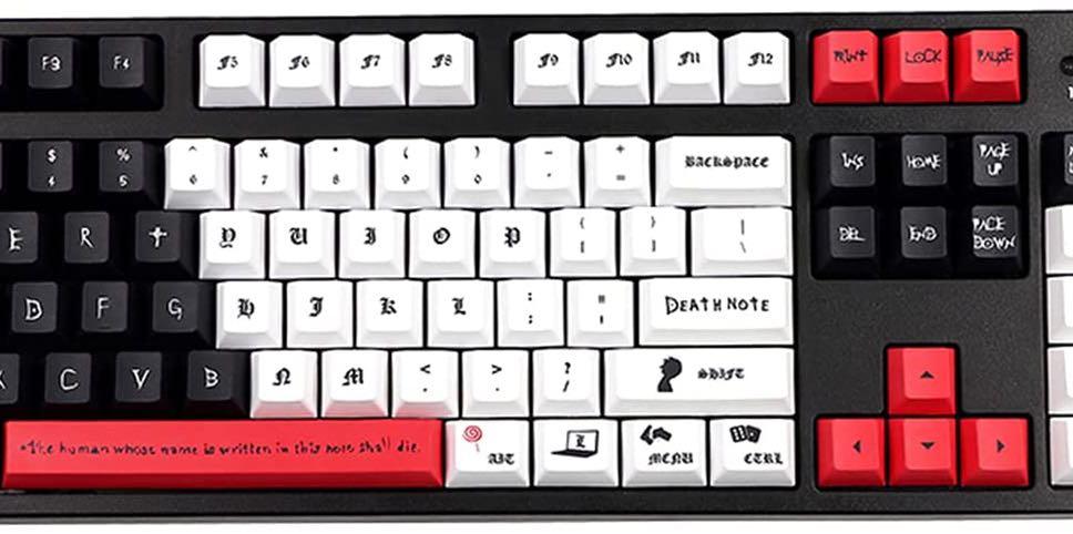 [BNIB] Death Note PBT Keycaps, Computers & Tech, Parts & Accessories ...