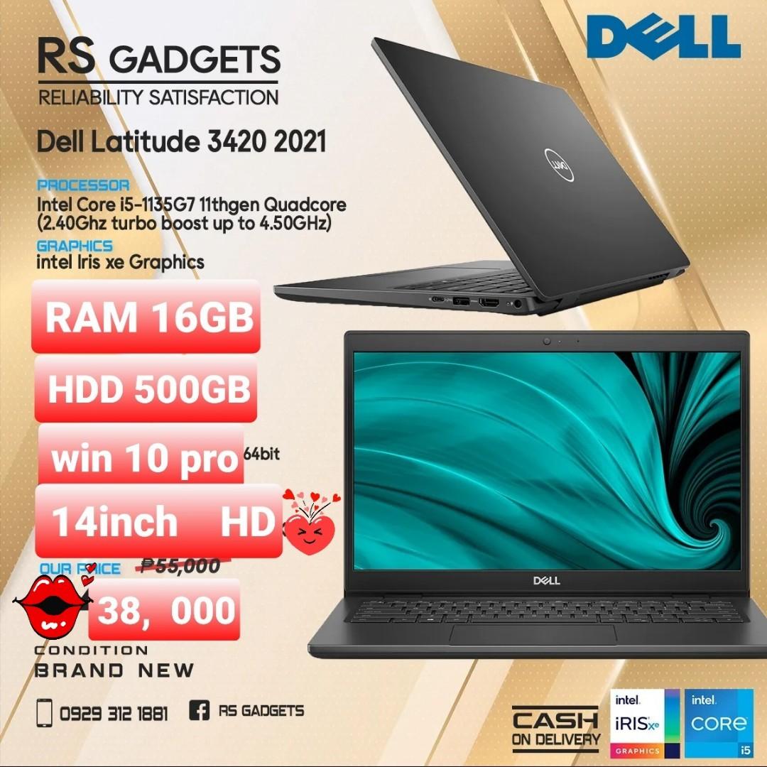 Dell latitude 3420 ram 16gb ssd 512gb hdd 500gb, Computers & Tech ...