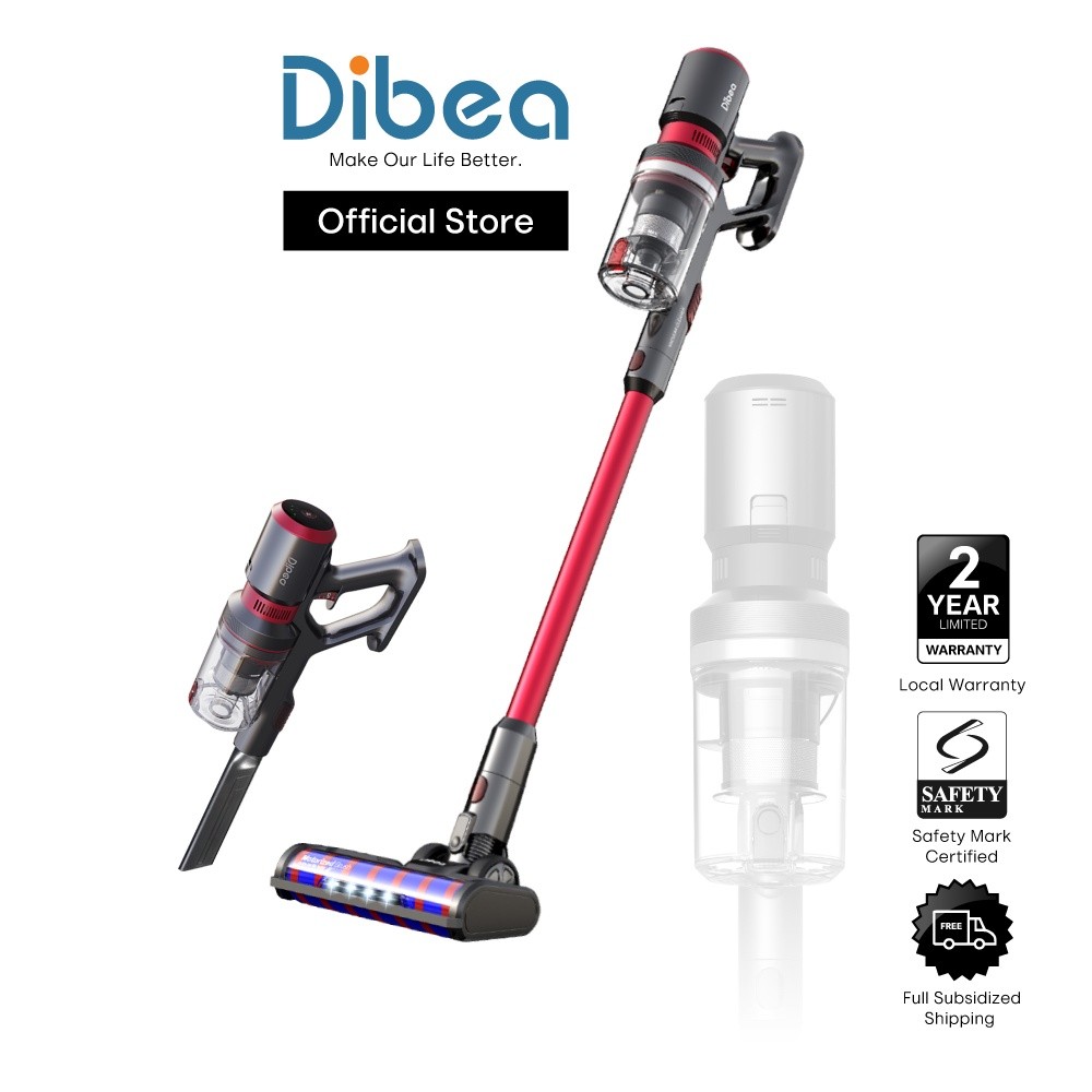Dibea F20 MAX cordless vacuum, TV & Home Appliances, Vacuum Cleaner ...