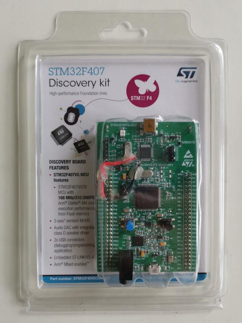 Discovery kit with STM32F407VG MCU STM32F407G-DISC1, Computers & Tech, Parts & Accessories ...