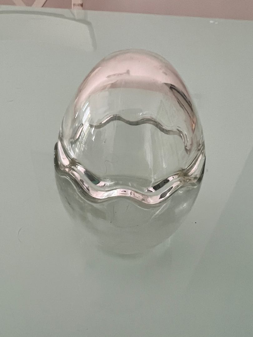 Egg shaped glass containers, Hobbies & Toys, Stationery & Craft, Craft ...