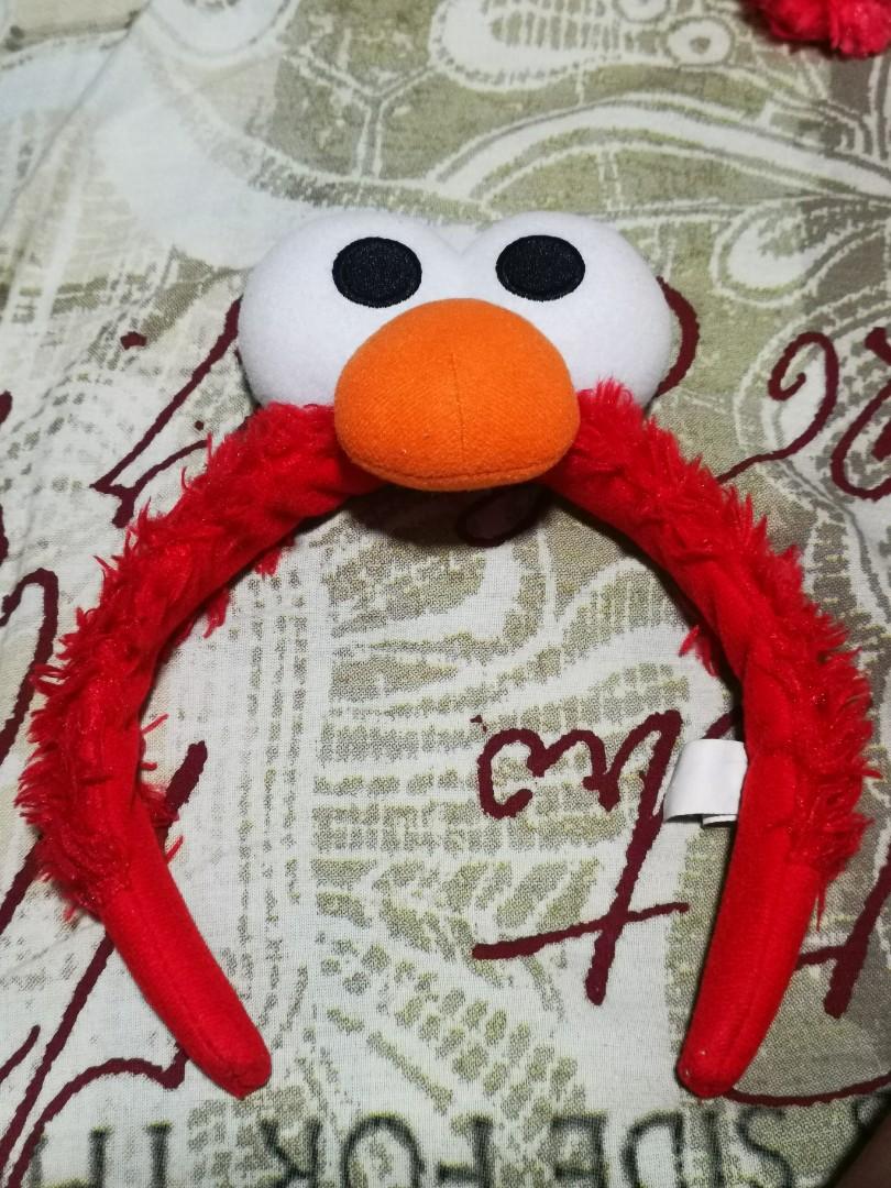 Elmo headband, Id holder & Plushie, Hobbies & Toys, Toys & Games on ...