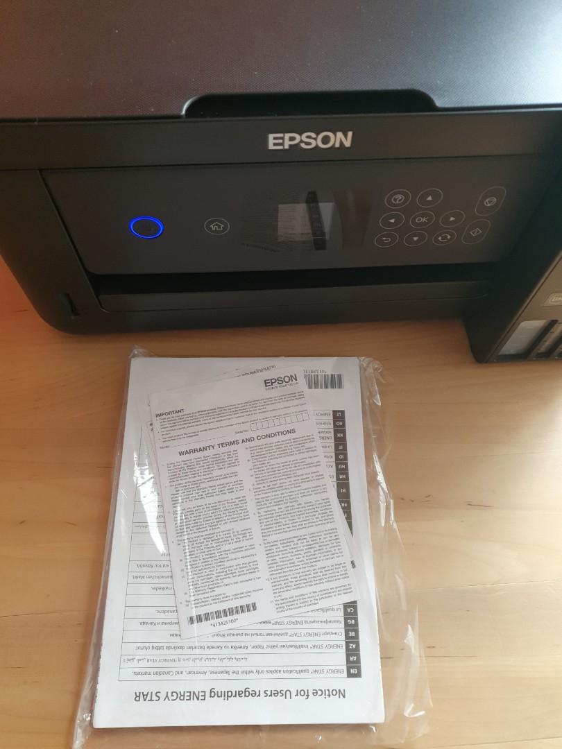 Epson L4160 Ecotank WiFi printer scanner as new mint, Computers & Tech ...